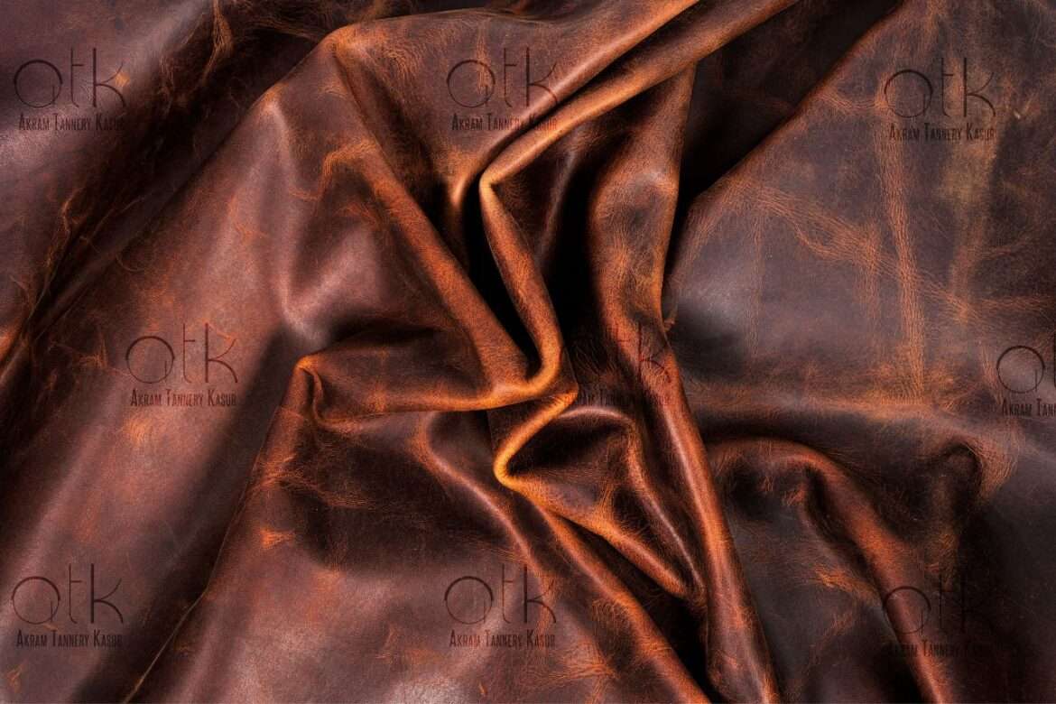 Luxurious Horween Pull Up Leather | Akram Tanney Kasur